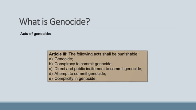 Genocide | PPTX