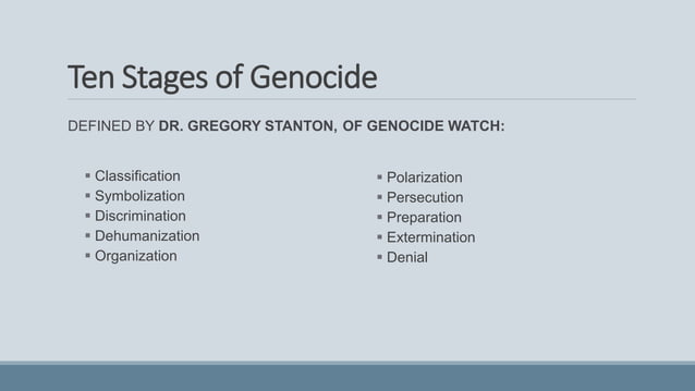 Genocide | PPTX