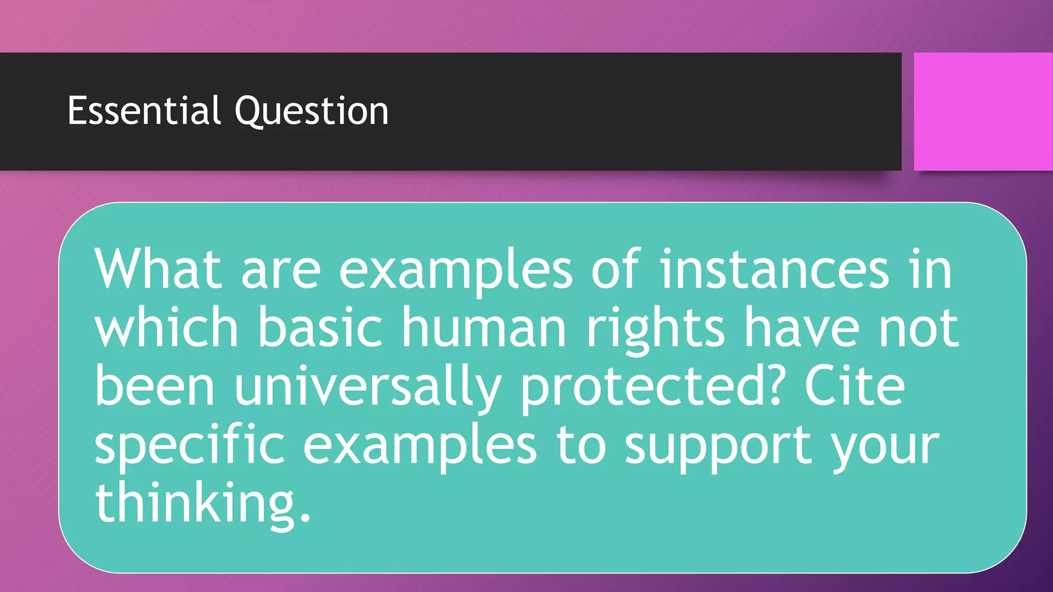 Steps to Genocide | PPTX