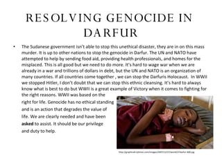 Genocide in Darfur | PPT