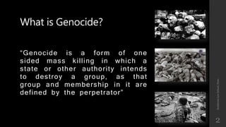 Genocide and crime against humanity final | PPTX