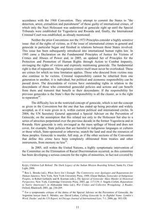 Genocide and indigenous peoples in international law | PDF | Death ...