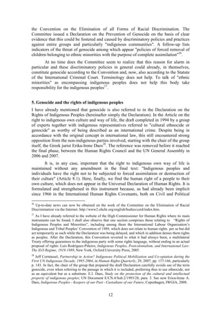 Genocide and indigenous peoples in international law | PDF | Death ...