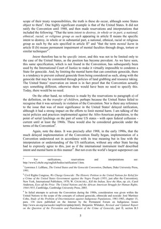 Genocide and indigenous peoples in international law | PDF | Death ...