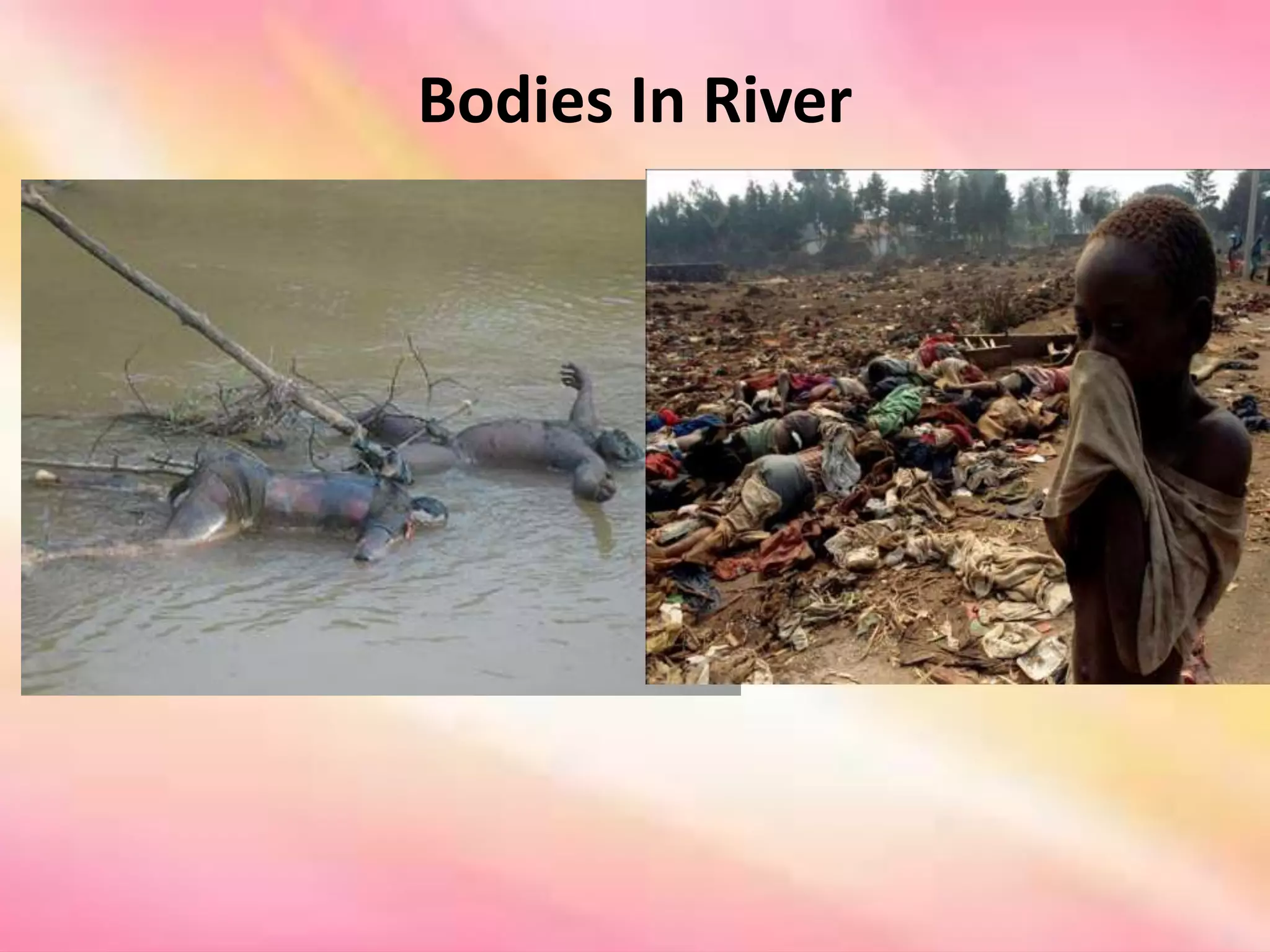 Genocide & exhumation of human body | PPT