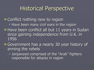 Genocide & Hunger In Darfur[1] | PPT