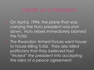 Genocide in Rwanda | PPT