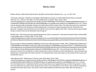 Genocide in Rwanda Chandler | PPTX | Death, Injury, or Military ...