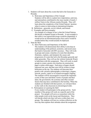 Genocide lesson plan revised | PDF