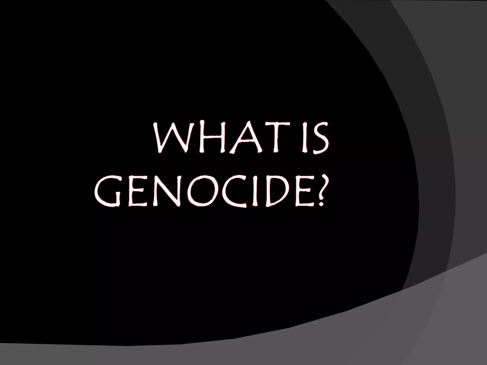 Genocide powerpoint | PPT