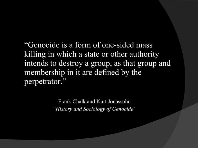 Genocide powerpoint Revise | PPT