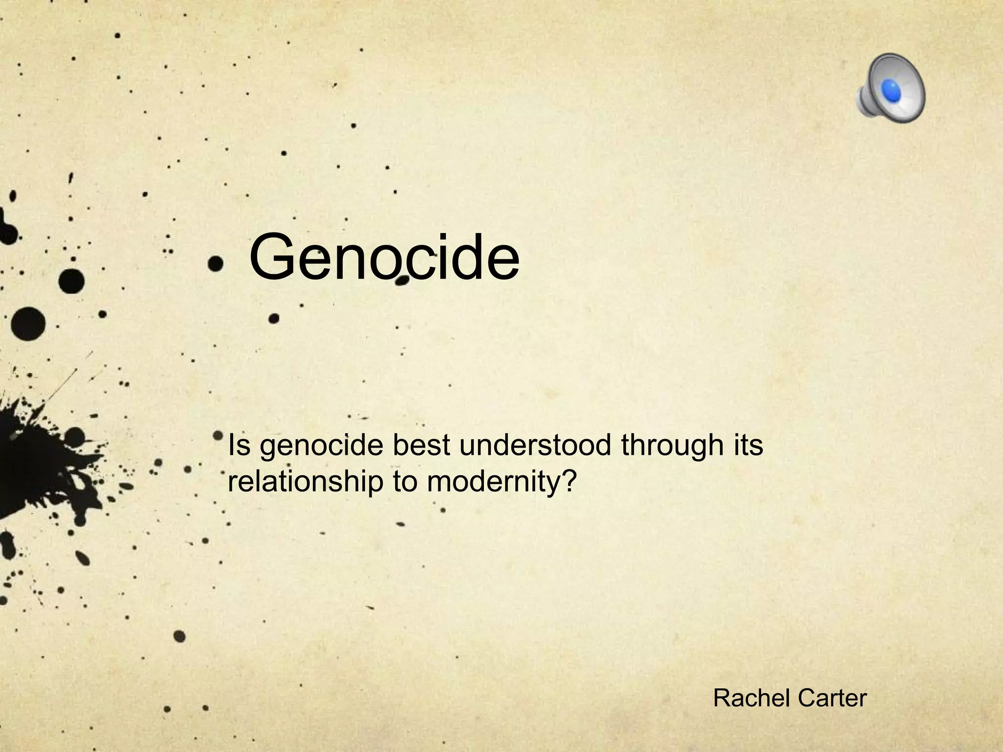 Genocide presentation | PPT