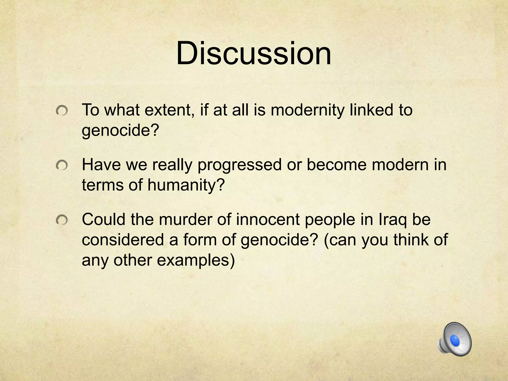 Genocide presentation | PPT