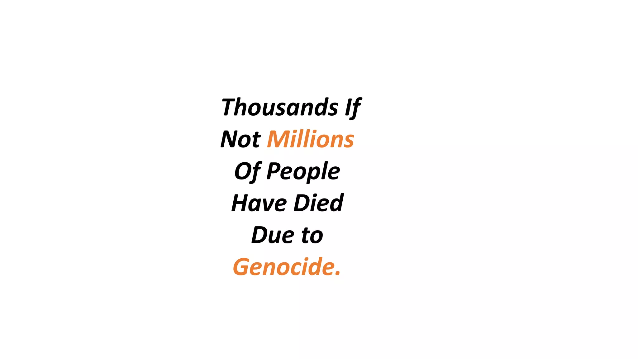 Genocide presentation | PPTX