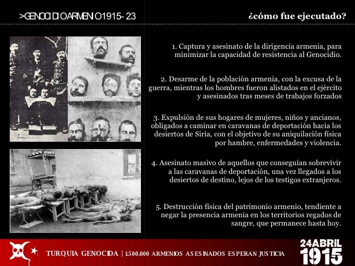 Genocidio Armenio de 1915-23