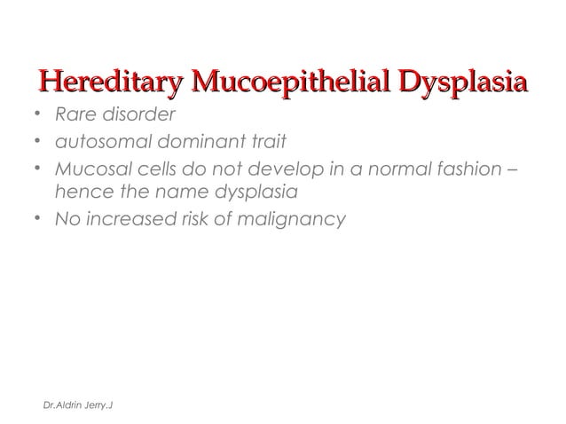 Genodermatoses - Oral Pathology | PPT | Skin and Dermatology | Diseases ...