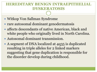 Genodermatoses | PPTX