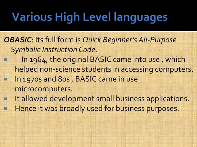 generation of programming language | PPTX