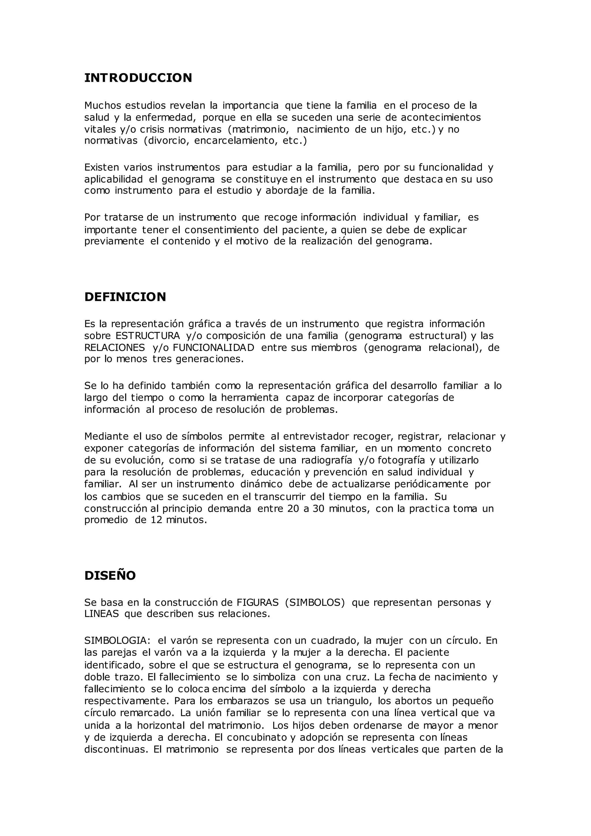 Genograma | DOCX