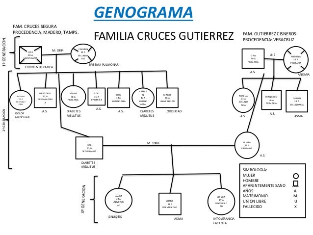 Genograma, ecomapa y mapa familiar