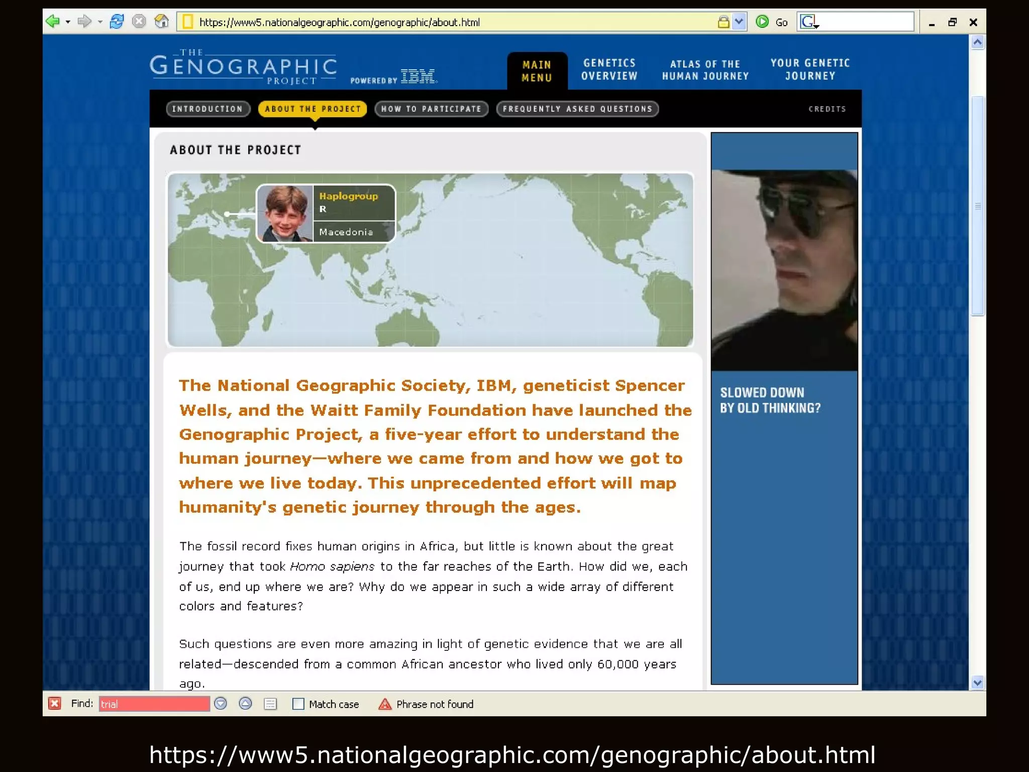 The Genographic Project | PPT