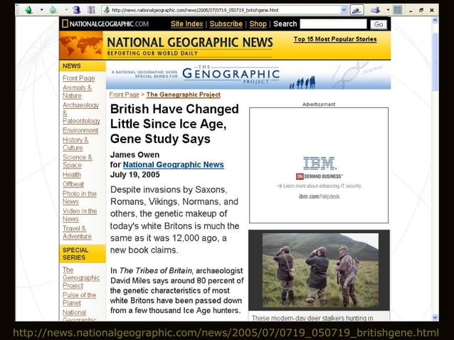 The Genographic Project | PPT