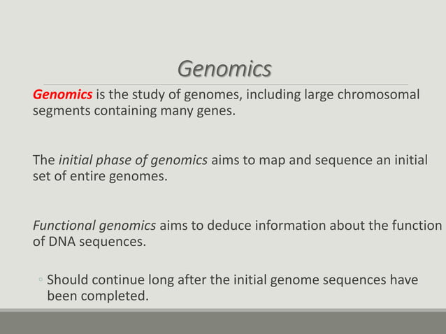 Genome | PPTX
