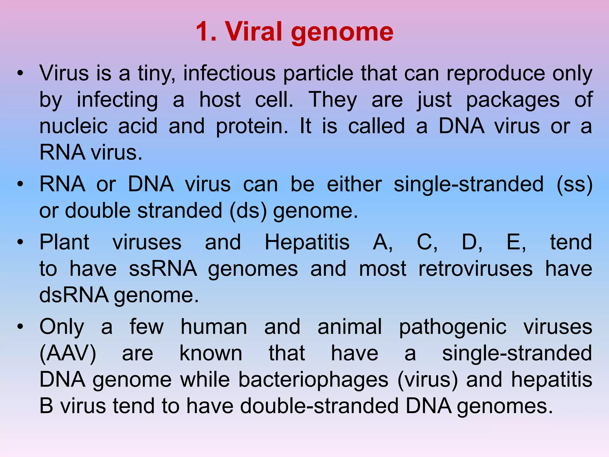 Genome concept, types, and function | PPTX