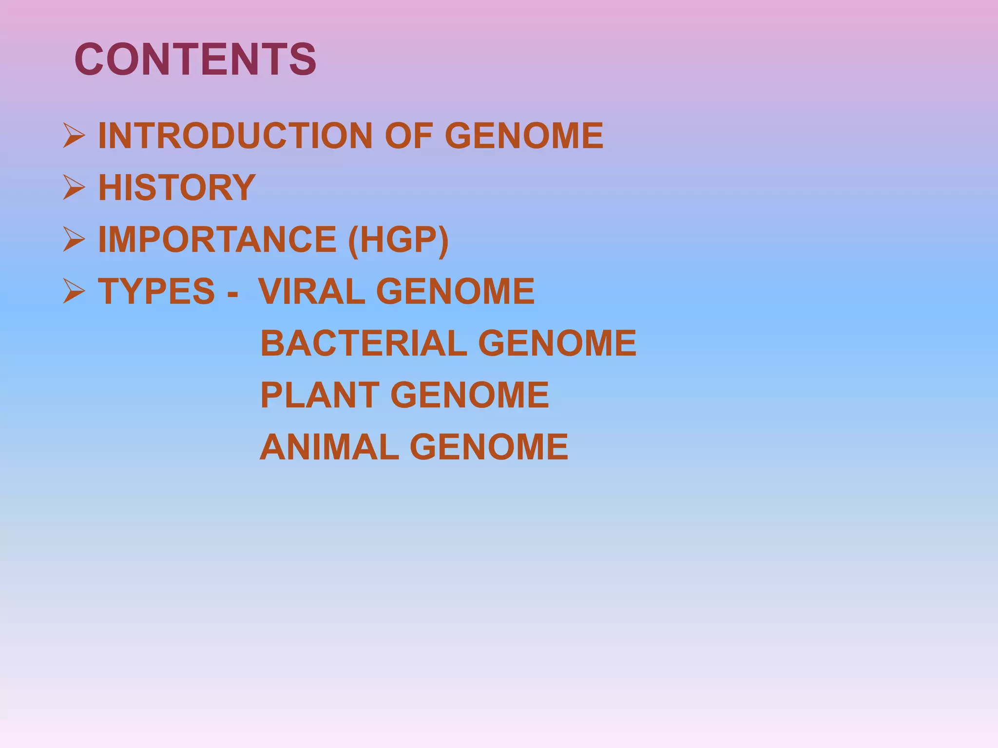 Genome concept, types, and function | PPTX