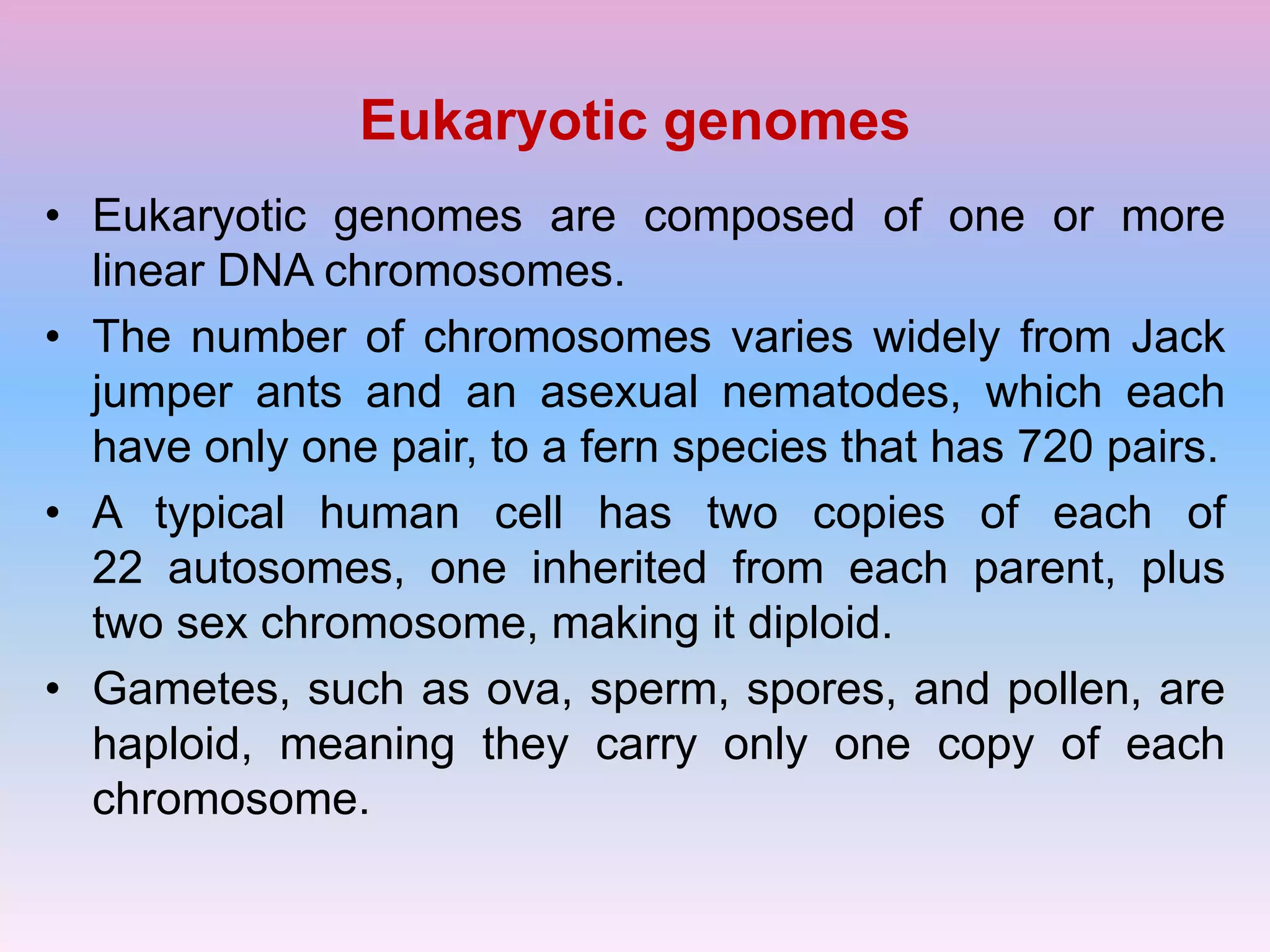 Genome concept, types, and function | PPTX