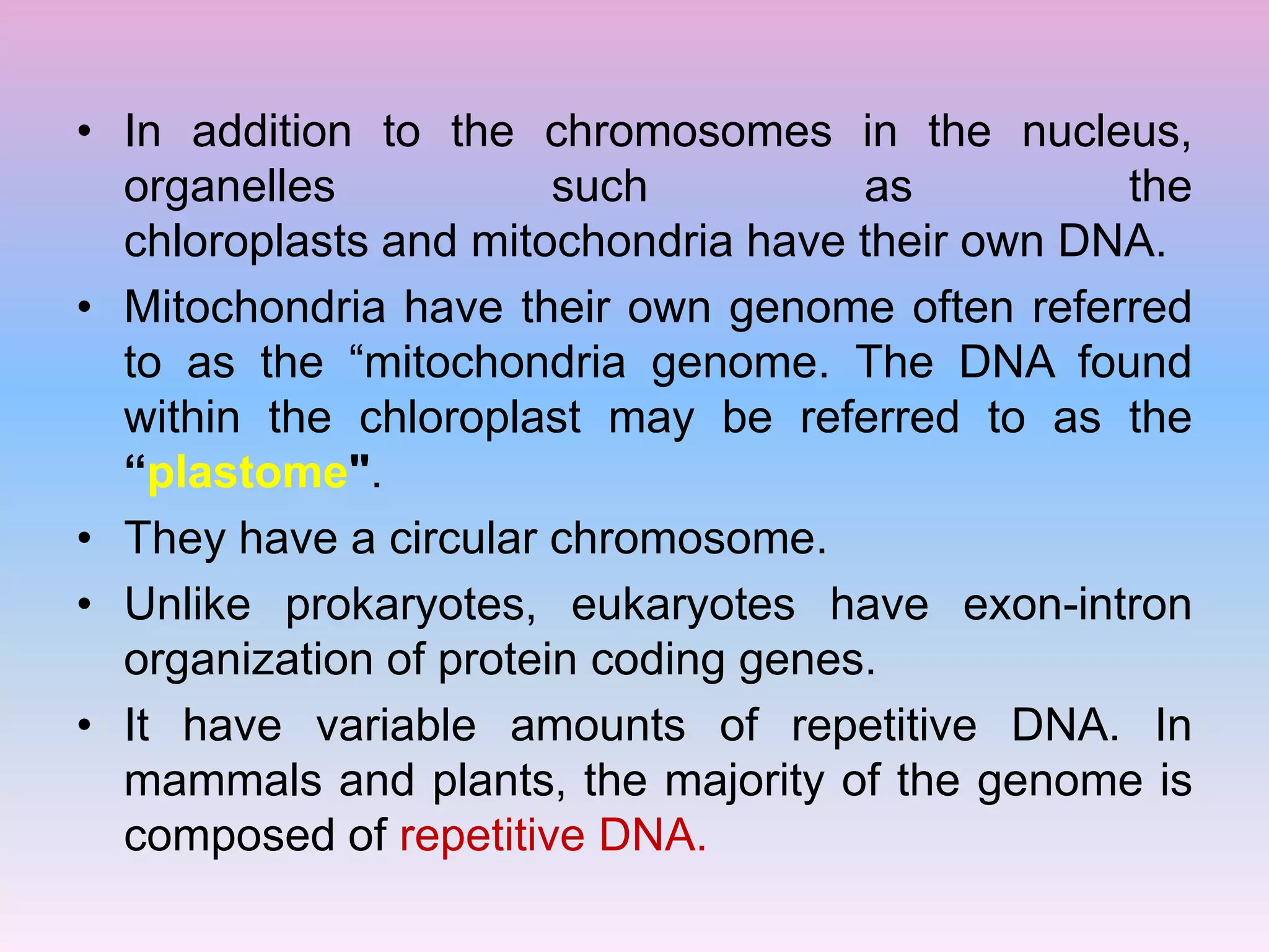 Genome concept, types, and function | PPTX