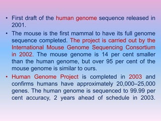Genome concept, types, and function | PPTX