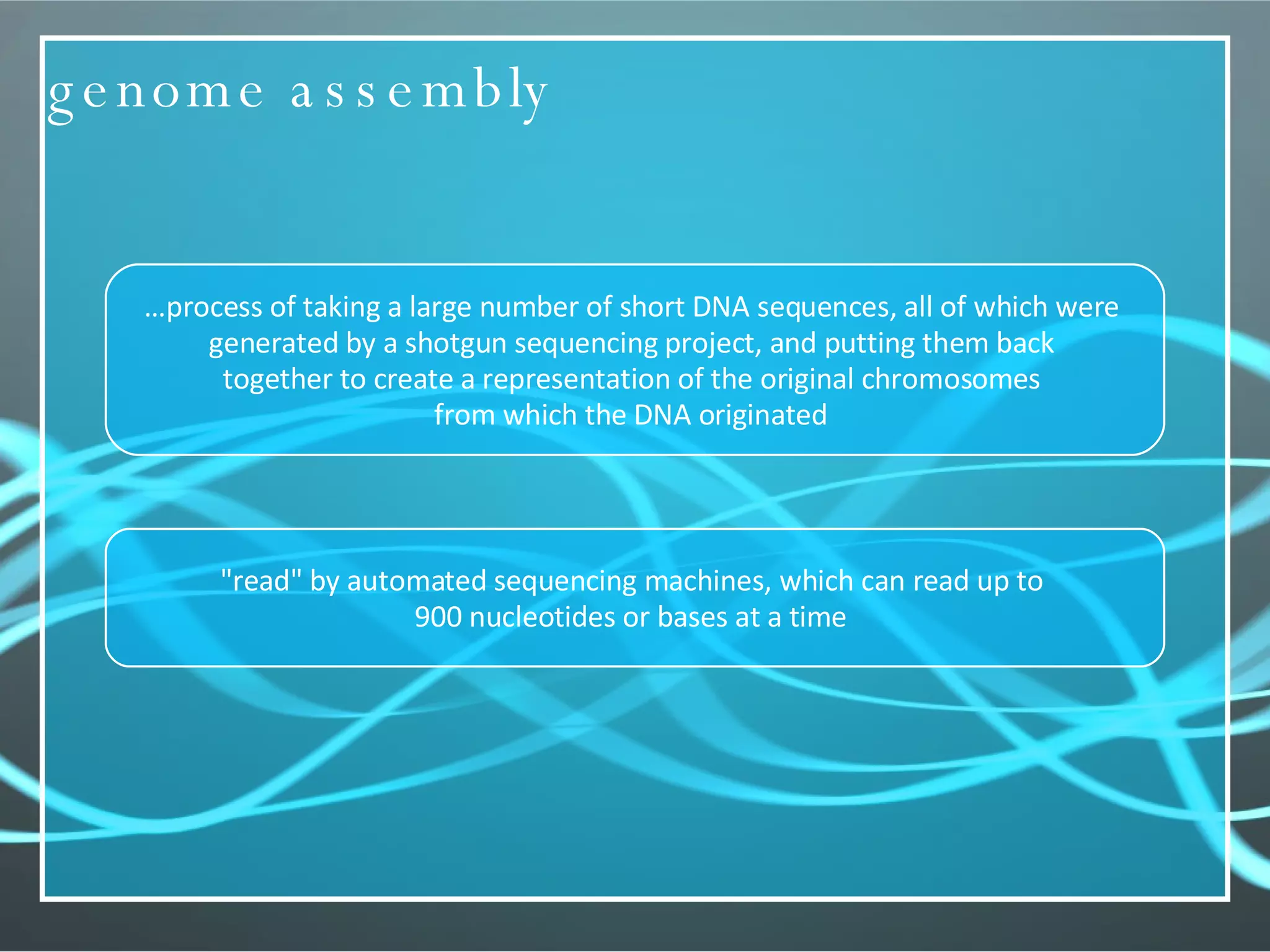 Genome Sequencing Project | PPT