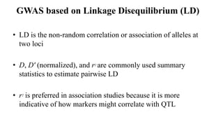 Genome wide association mapping | PDF