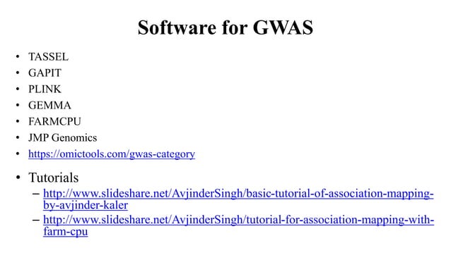 Genome wide association mapping | PDF | Genetics | Science