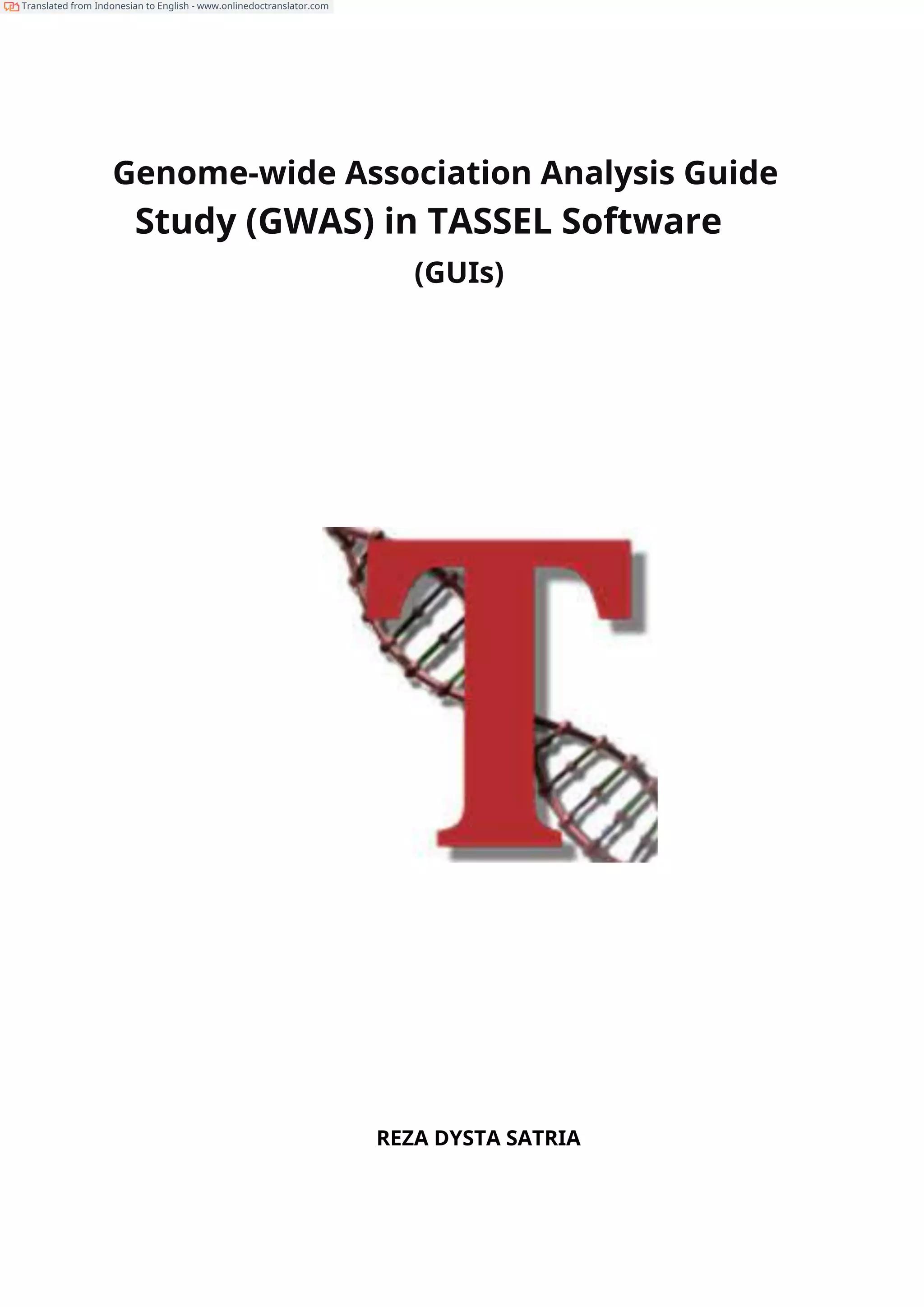 Genome-wide Association Study (GWAS) Analysis Guide in TASSEL Software (GUI).pdf