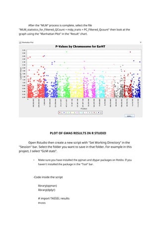 Genome-wide Association Study (GWAS) Analysis Guide in TASSEL Software ...