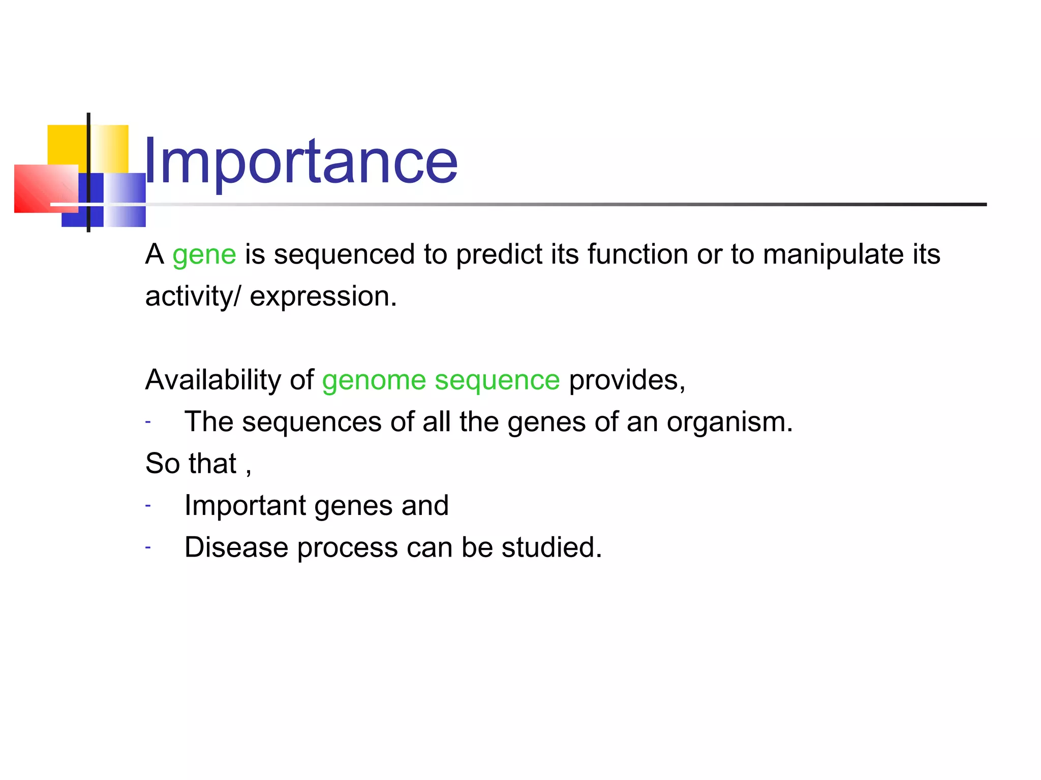 Genome analysis | PPT