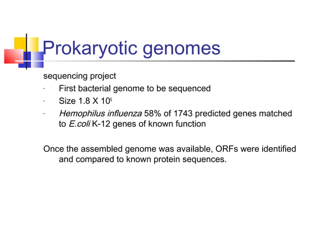 Genome analysis | PPT
