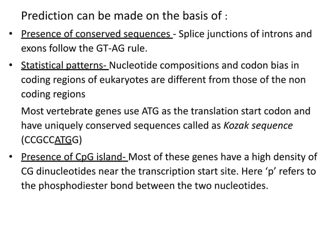 Genome annotation | PPTX | Genetics | Science
