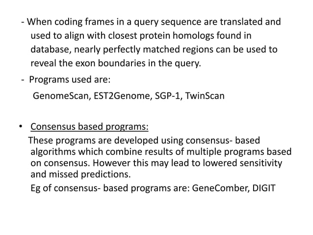 Genome annotation | PPTX | Genetics | Science