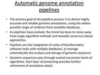 Genome annotation | PPTX
