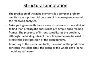 Genome annotation | PPTX