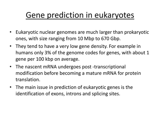 Genome annotation | PPTX | Genetics | Science