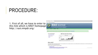 Genome annotation | PPTX | Biotech and Biomedical Industry | Industries
