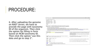 Genome annotation | PPTX | Biotech and Biomedical Industry | Industries