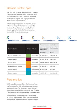 Genome Canada Brand Standards Guide | PDF