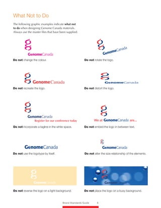 Genome Canada Brand Standards Guide | PDF