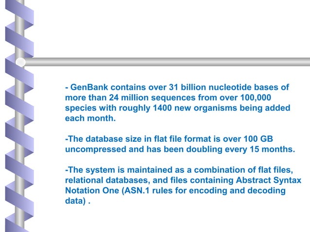 Genome data management | PPT | Databases | Computer Software and ...