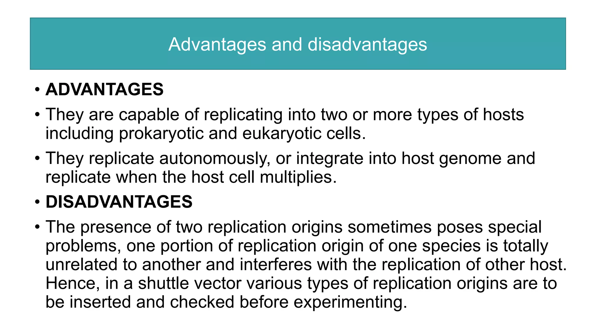 Comparison Between Different Types Of Vectors | PPT Comparison Between Different Types Of Vectors | PPT